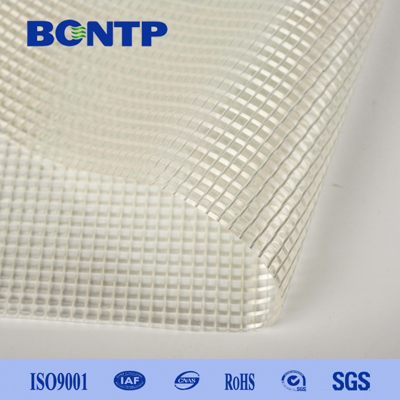PVC Transparent Mesh Fabric Laminated Polyester Mesh Transparent ...