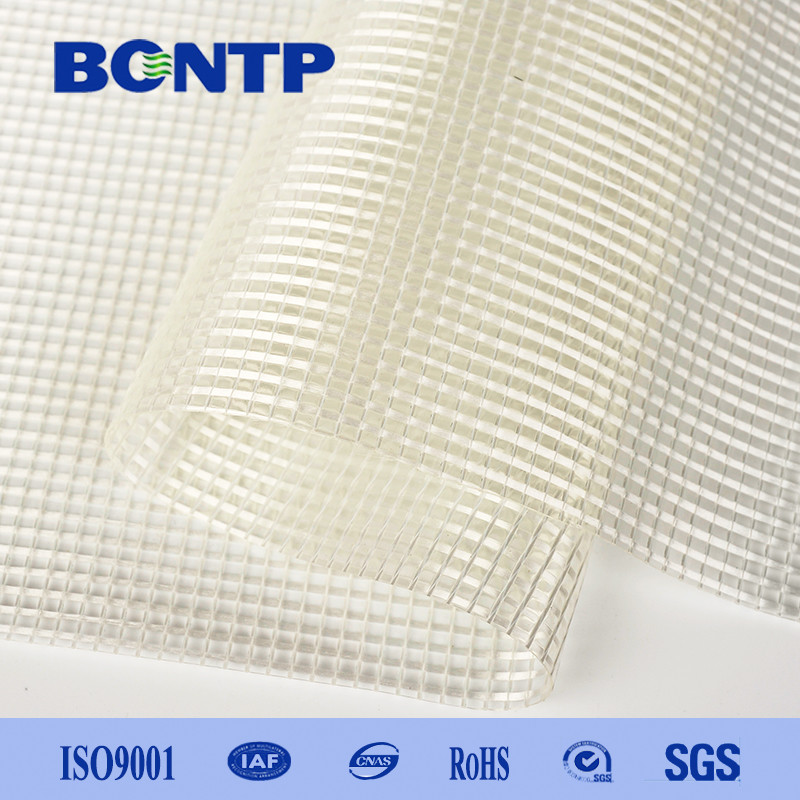 PVC Transparent Mesh Fabric Laminated Polyester Mesh Transparent ...